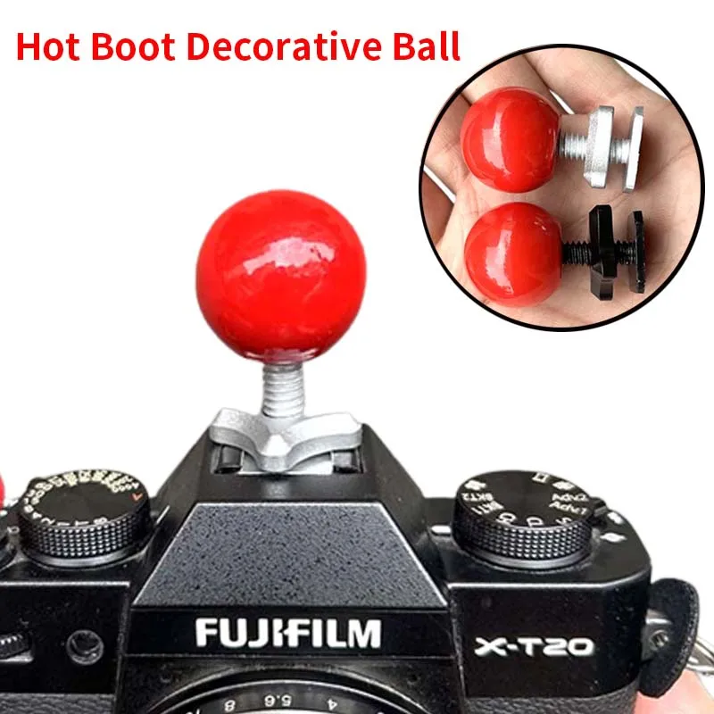 Little-Red-Ball-Hot-Shoe-Protection-Cover-for-Fuji-XS20-XT200-Canon-R50 ...
