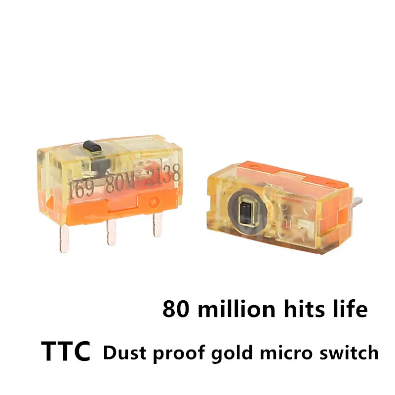 TTC-Dustproof-Gold-Micro-Switch-para-Mouse-de-Computador-3Pin-Acess ...