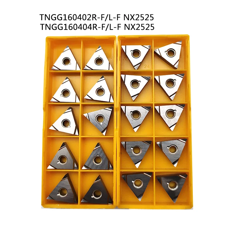 10pcs TNGG160402R-F TNGG160404R-F L-F Ceramic Blade CNC Lathe Metal ...