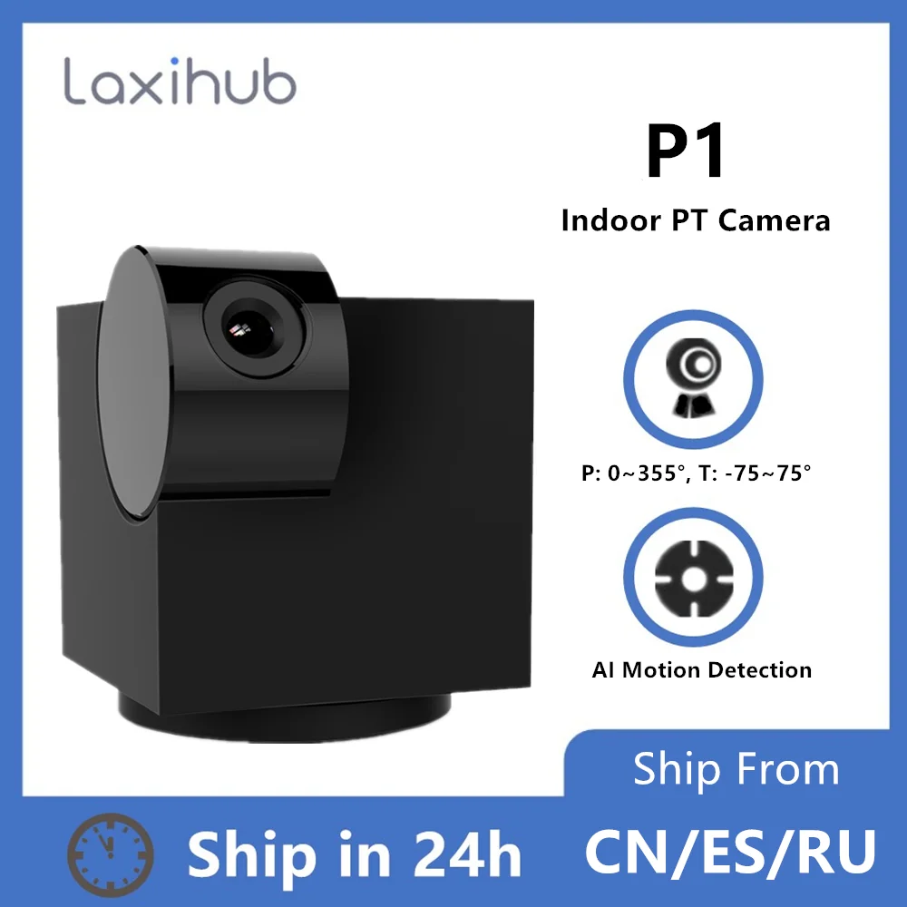 1080p Full Hd Ip Camera Wifi Night Vision 2-way Audio Home Monitor Ptz ...