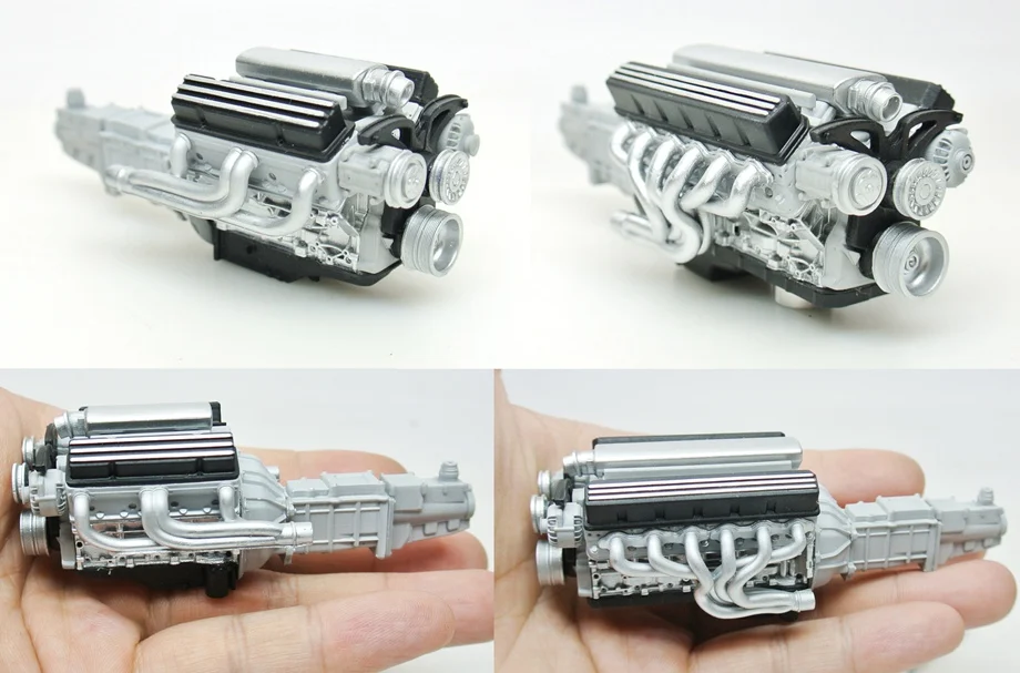 1/18 Car Model Engine V8 V12 Simulation Resin Parts Sports Car ...