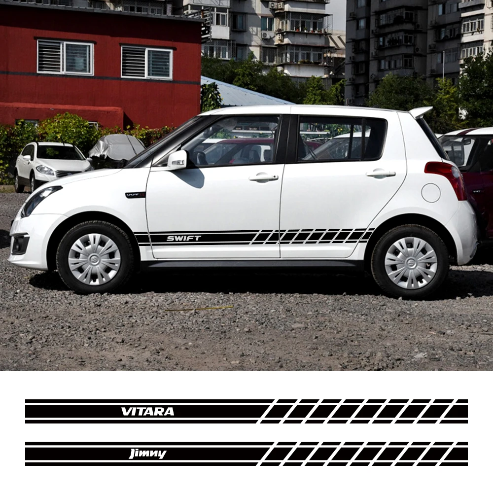 Car-Door-Side-Stripe-Sticker-Accessories-For-Suzuki-Jimny-Sierra-JB74 ...