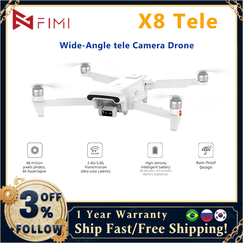 Drone-FIMI-X8-com-c-mera-de-equipe-grande-angular-zoom-h-brido-30x-4K ...