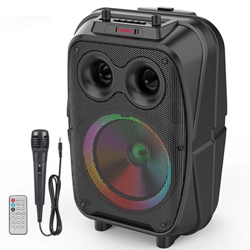 30W-high-power-Bluetooth-Speaker-Box-Portable-Column-Stereo-Surround ...