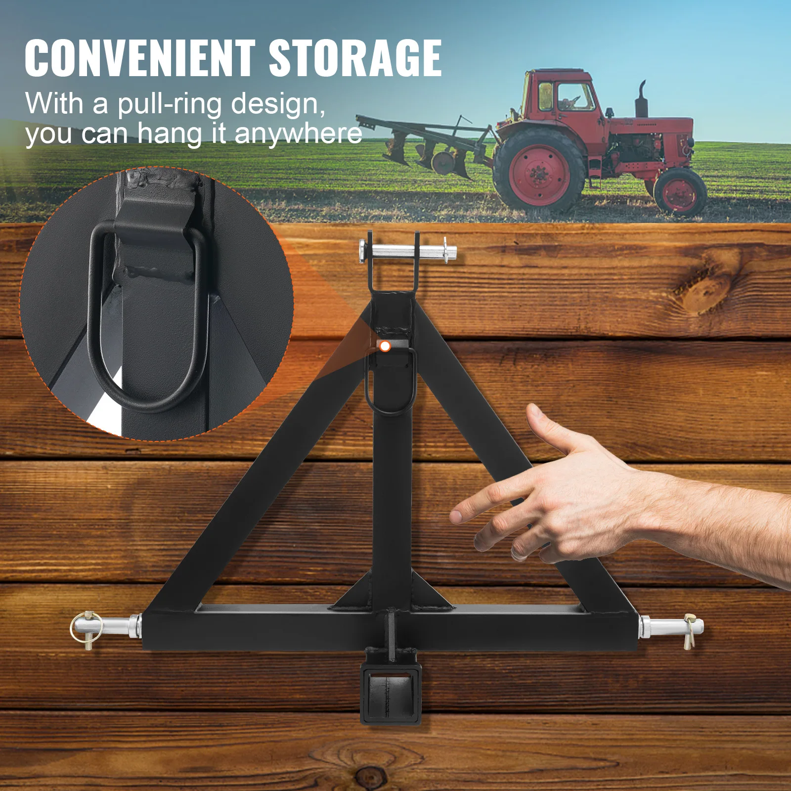 Farm Tractor Towing Equipment Custom CAT 0 Tractor Drawbar Receiver ...