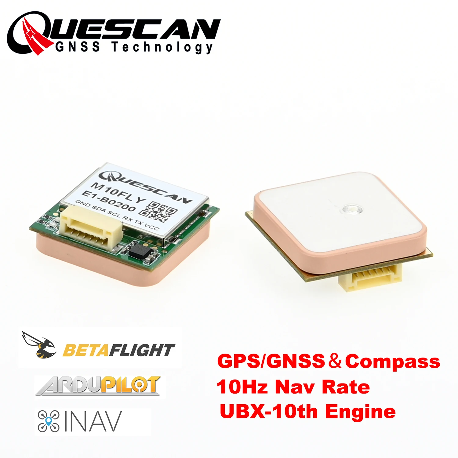 M10FLY-10Hz-GPS-Module-with-Compass-for-FPV-Drone-Flight-Controller ...