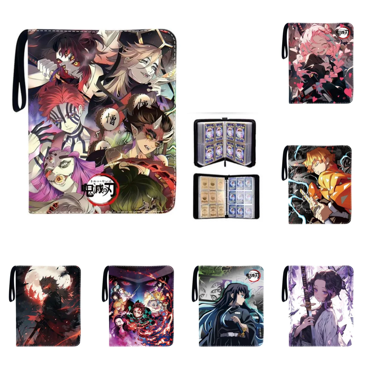 Demon Slayer 400Pcs/900Pcs Card Album Book Anime Akaza Collection ...