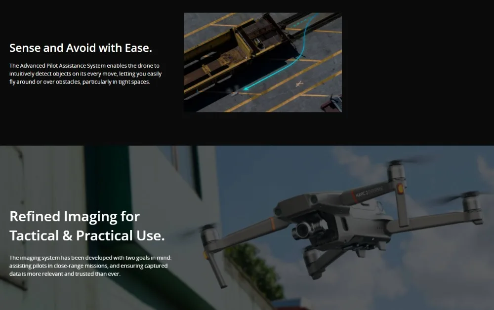 Professional DJI Mavic 2 ENTERPRISE DUAL Drone with M2ED Thermal Camera ...