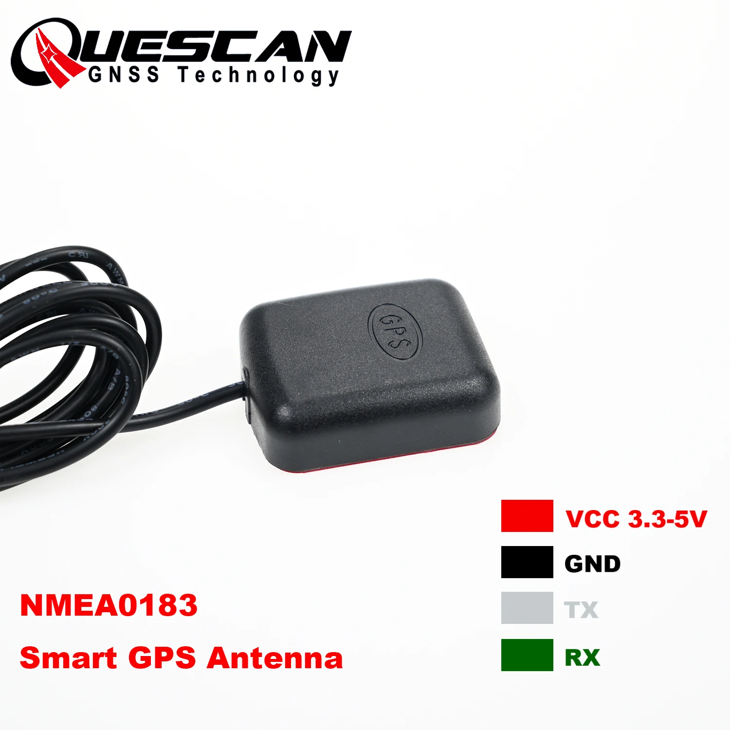 QUESCAN Serial TTL Smart GPS Antenna Receiver Arduino GPS Module NMEA ...