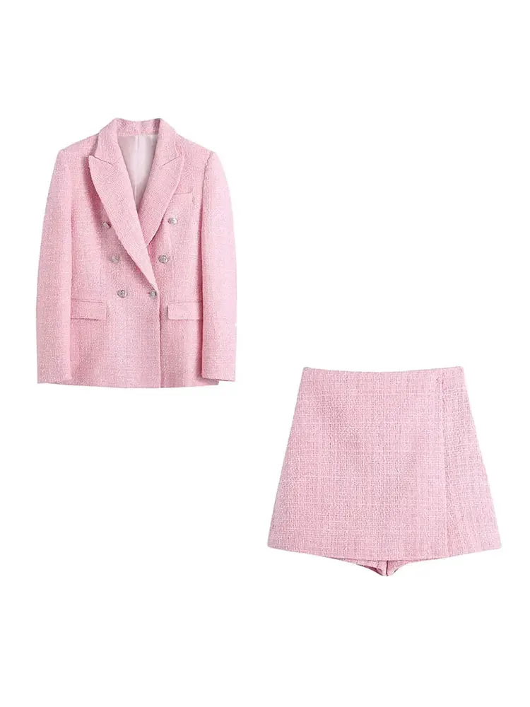 Nlzgmsj-Blazer-rosa-de-manga-larga-para-mujer-Chaqueta-larga-de-gran ...