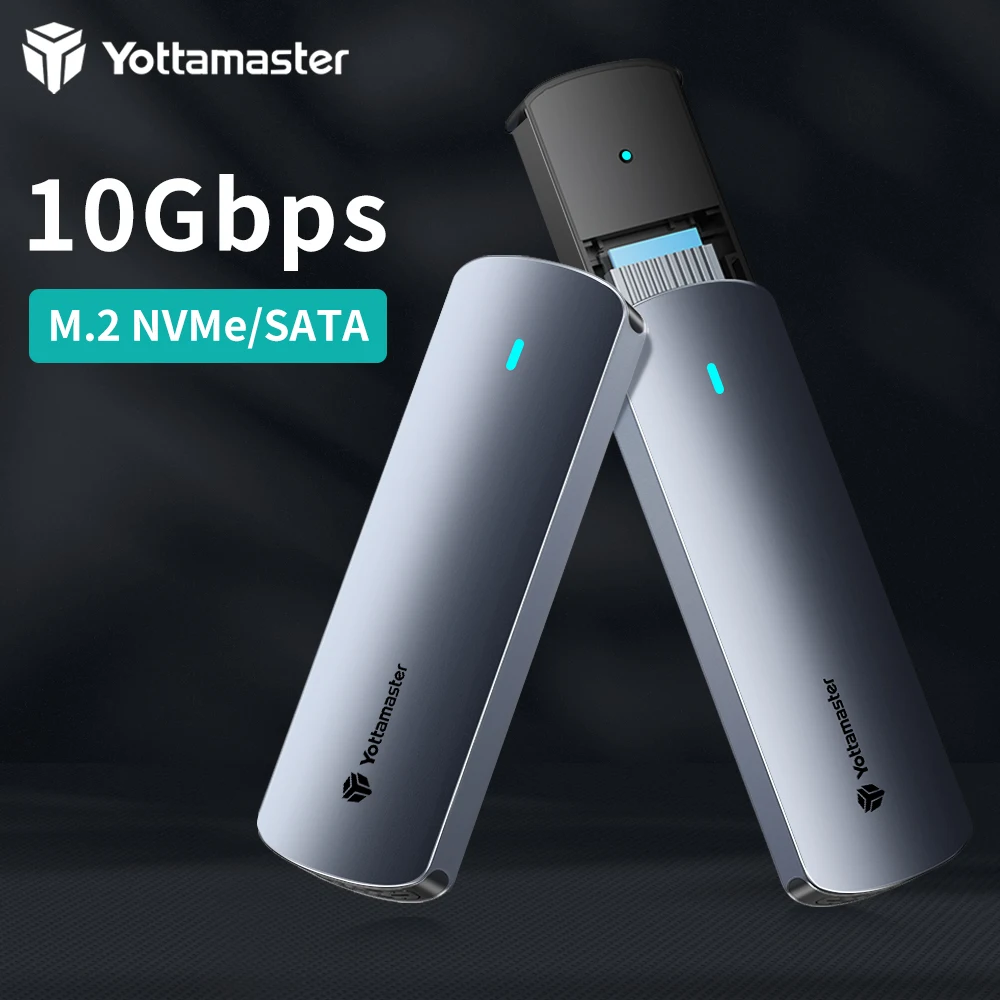 Yottamaster-M-2-NVMe-SATA-Dual-Protocol-Hard-Disk-Enclosure-Type-C-USB3 ...