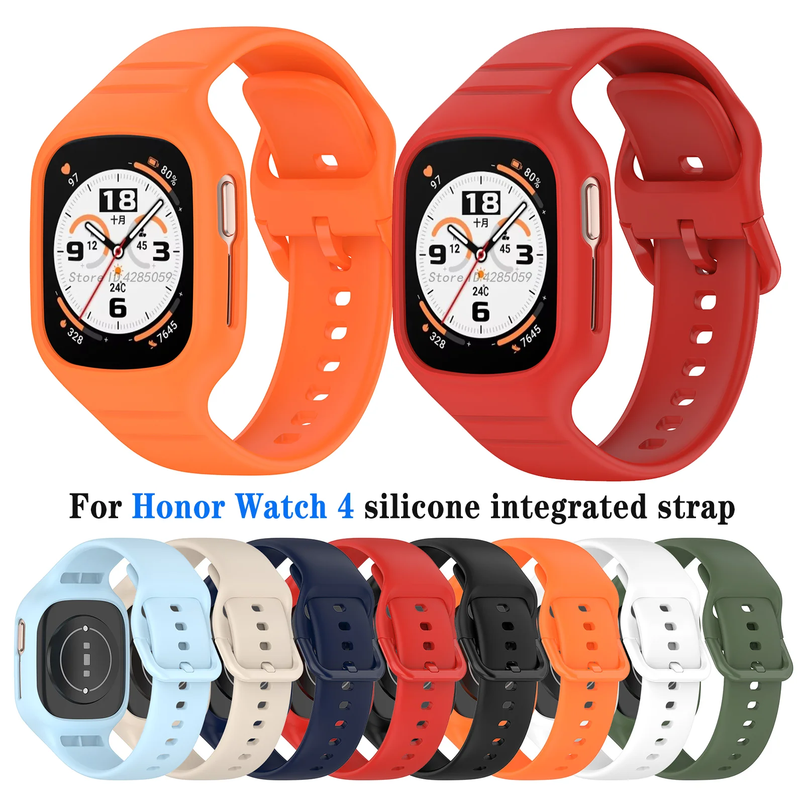 Soft Silicone Strap For Huawei Honor Watch 4 Wristband Smartwatch Sport ...