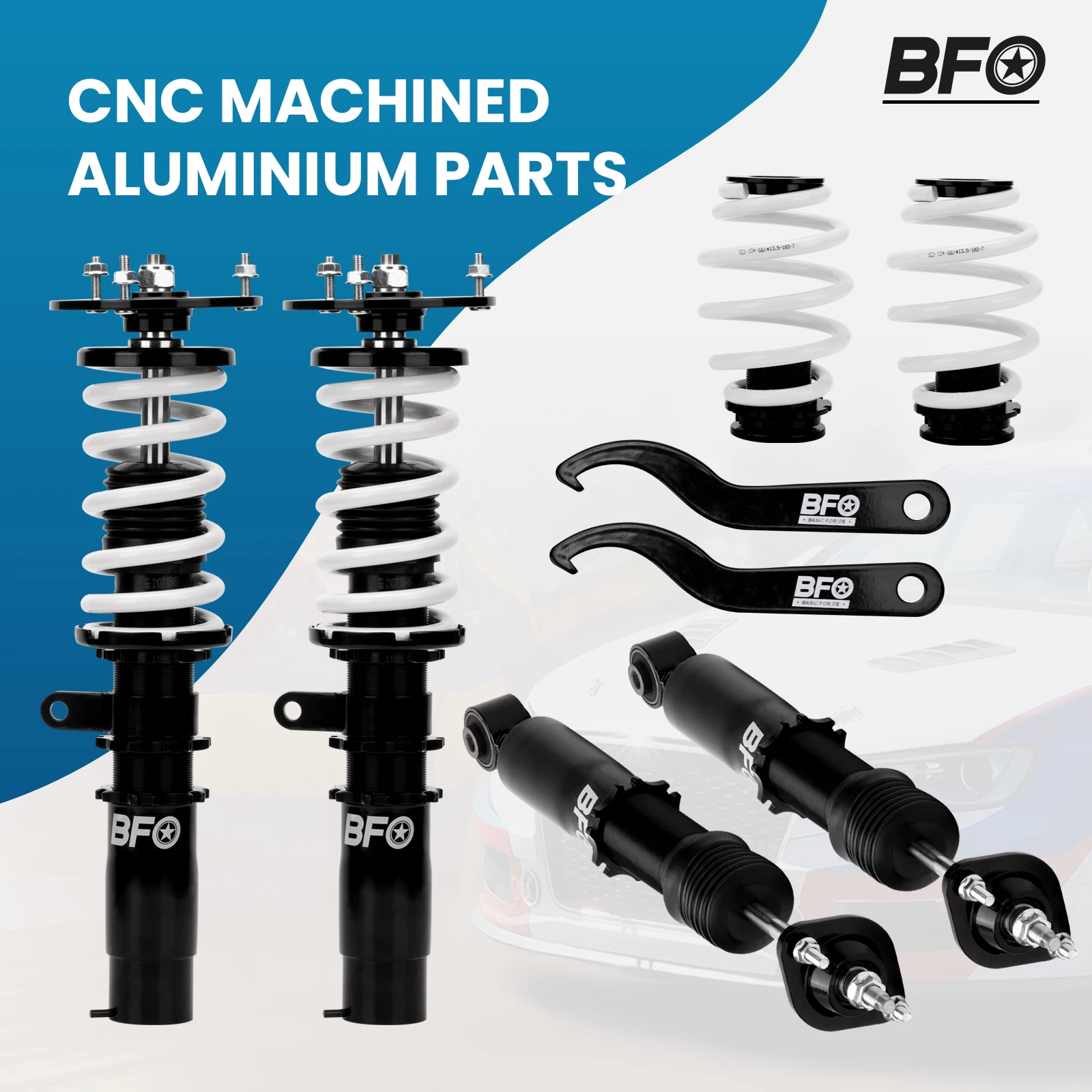 Front & Rear Coilovers Struts For Bmw E46 318i 323ci 328ci 328i 323i ...