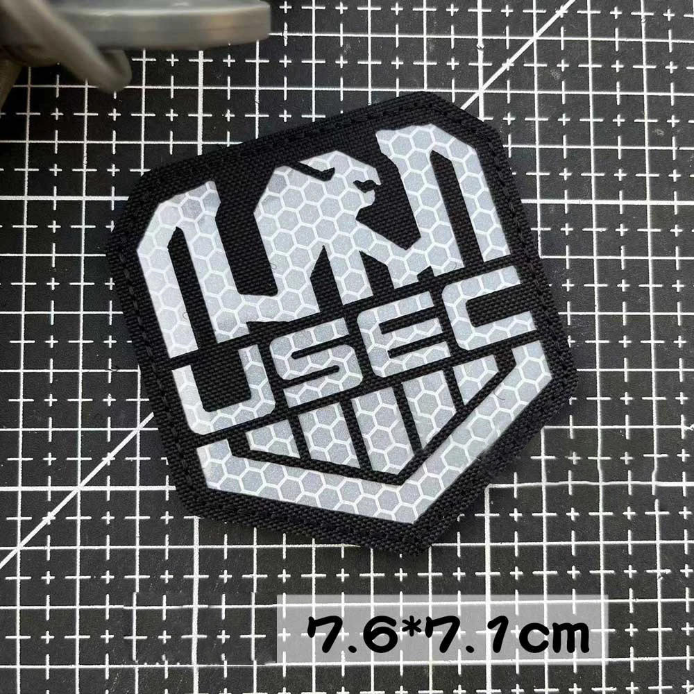 Parche de PVC de Escape From Tarkov IR para mochilas, pegatinas tácticas, parches bordados para ...
