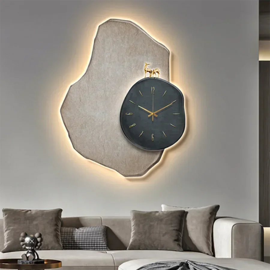 Luxury-Living-Room-Wall-Clock-Decor-Light-Big-Elegant-Wall-Clock-Quartz ...