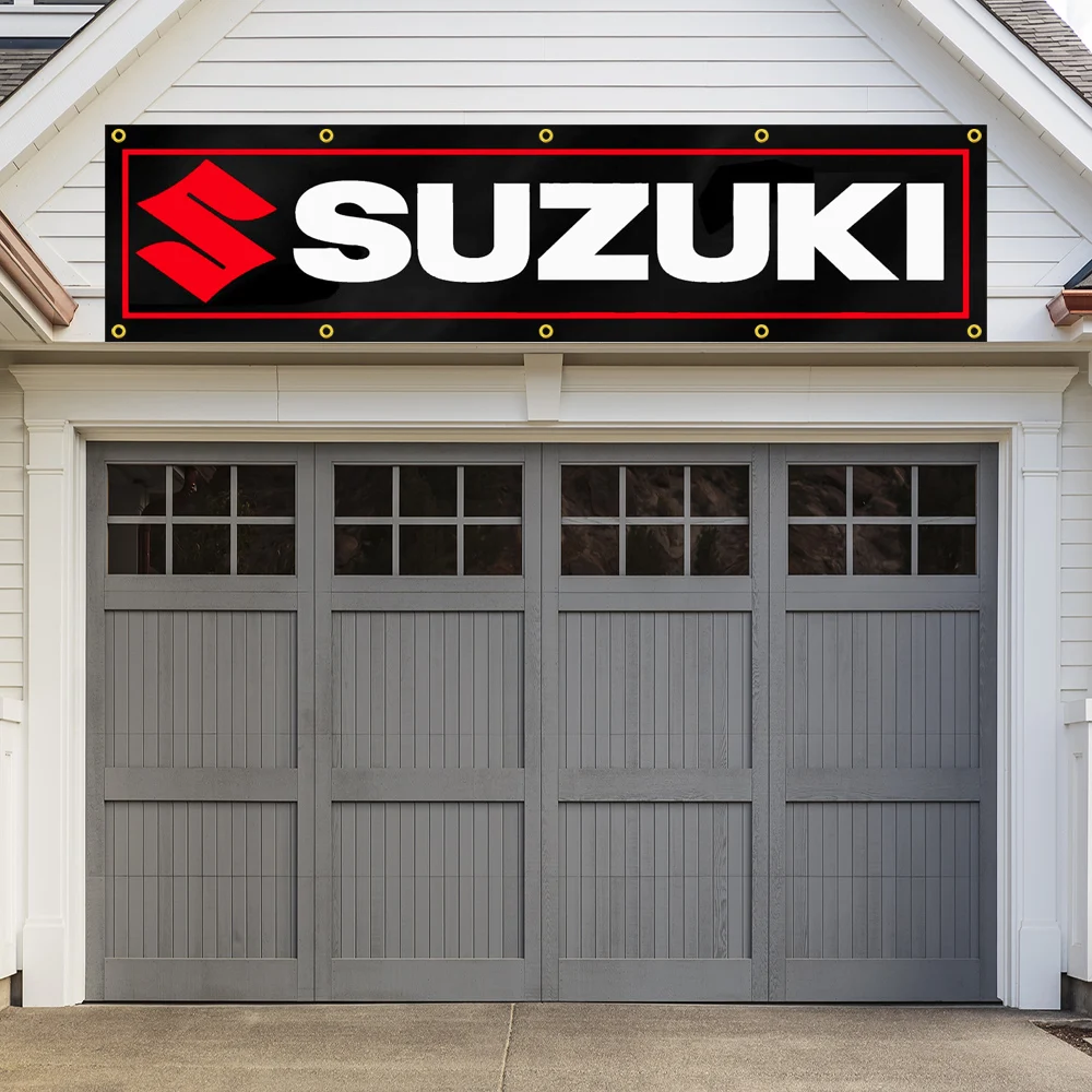 SUZUKI-Flag-Racing-Show-Motoring-Workshop-Garage-Banners-Decoration ...