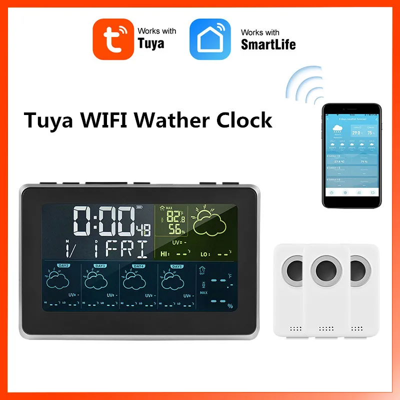 Smart-Weather-Station-Indoor-Outdoor-Tuya-WiFi-Temperature-Humidity ...