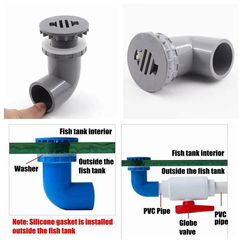1-20PC-I-D-20-50mm-Aquarium-Fish-Tank-Drain-Joints-PVC-Pipe-Fittings ...
