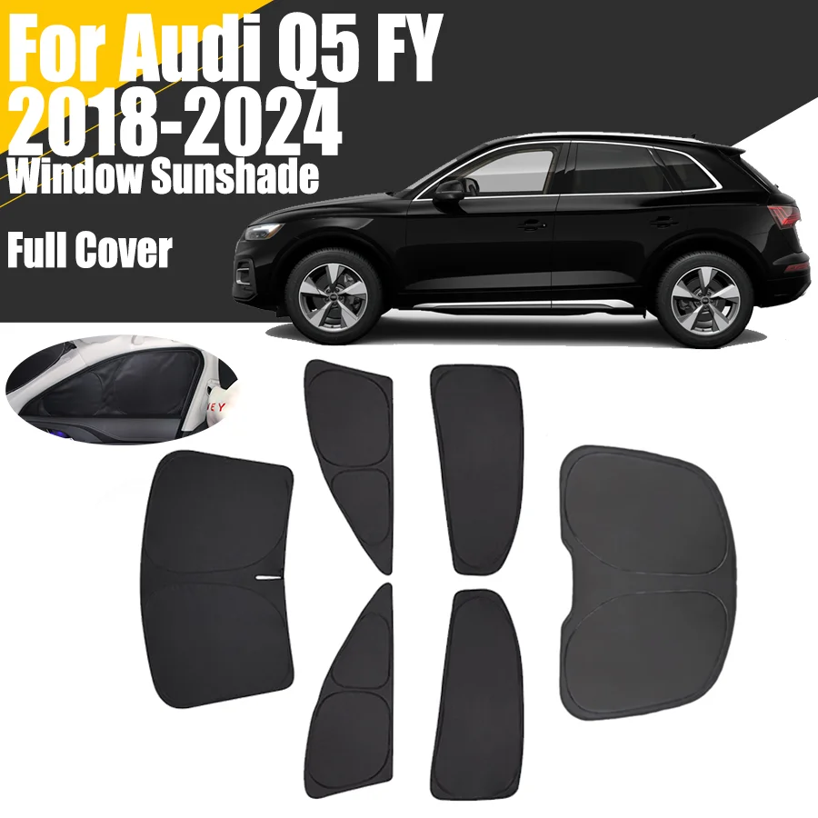 Custom Full Cover Car Window Sunshade For Audi Q5 FY 2018 - 2024 ...