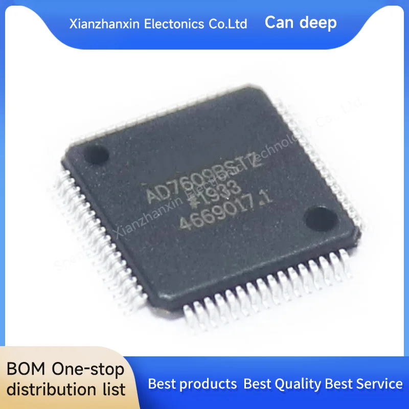 1pcs/lot AD7609BSTZ AD7609 LQFP-64 Adc chip New and original