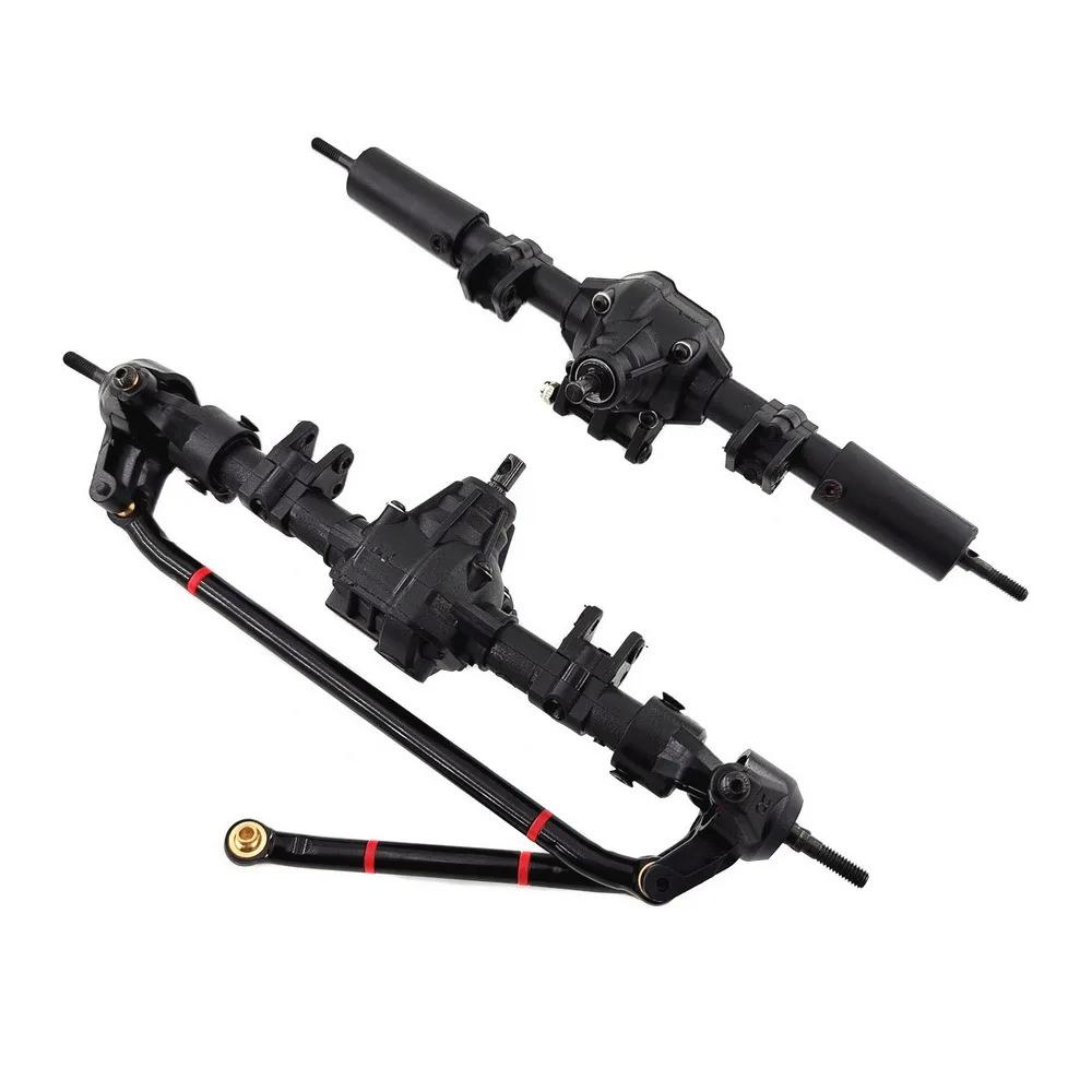 Rc Car Front Rear Straight Complete Axle | Axial Scx10 Ii Upgrades - Rc ...