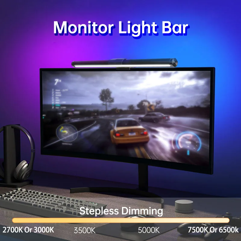 LED-Monitor-Lights-Bar-for-Computer-RGB-PC-Monitor-backlight-Stepless ...