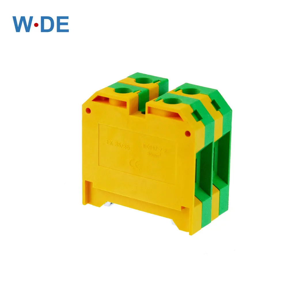 10Pcs-PE-Wire-Conductor-EK-35-35-Connector-Ground-Screw-Connection-Din ...