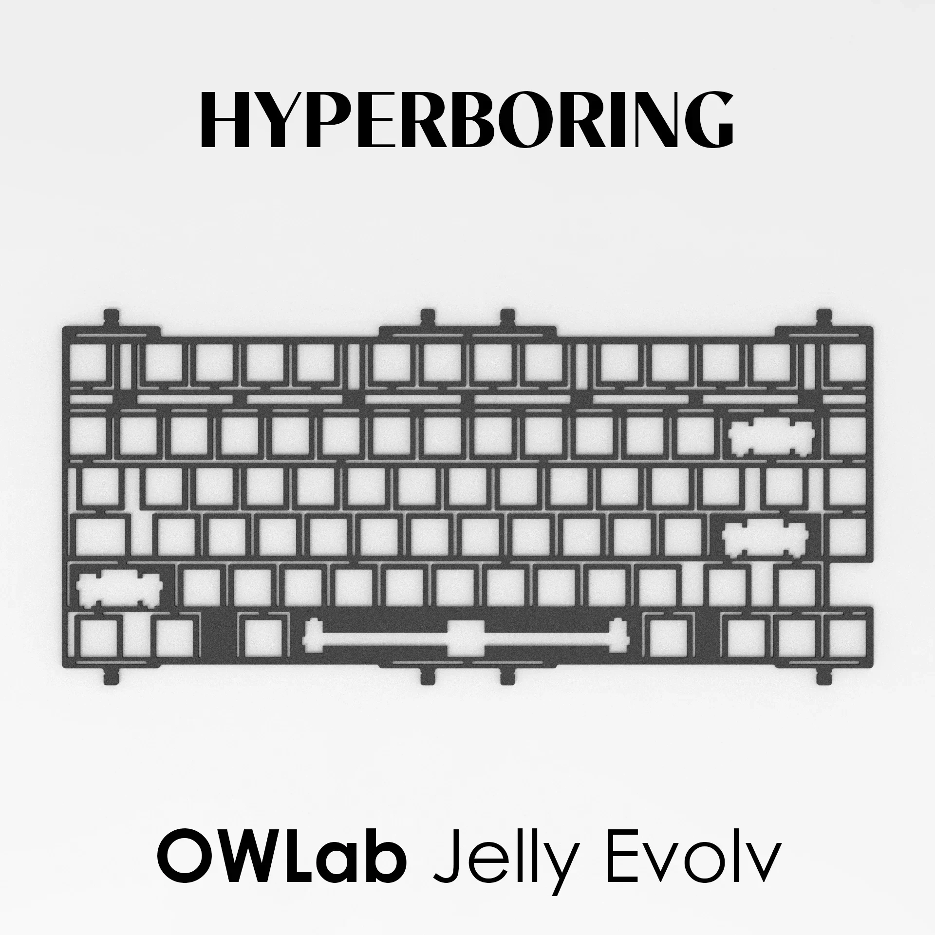 OWLab-Jelly-Evolv-V2-Keyboard-Plate-PP-PC-FR4-materials-PCB-Plate ...