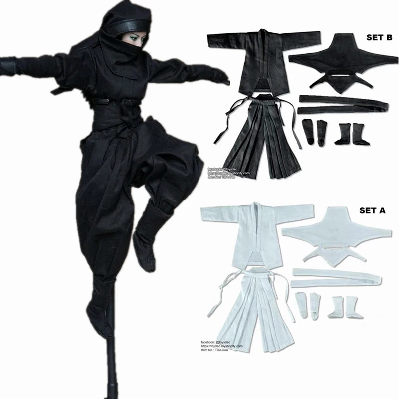 TOYSDAO-TDA-04-1-6-Set-Baju-Ninja-Jepang-Wanita-Setelan-Baju-Warna ...
