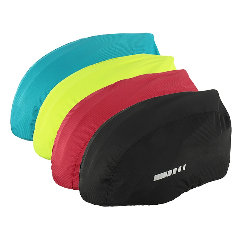 Waterproof-Bike-Helmet-Cover-with-Reflective-Strip-Cycling-Bicycle ...