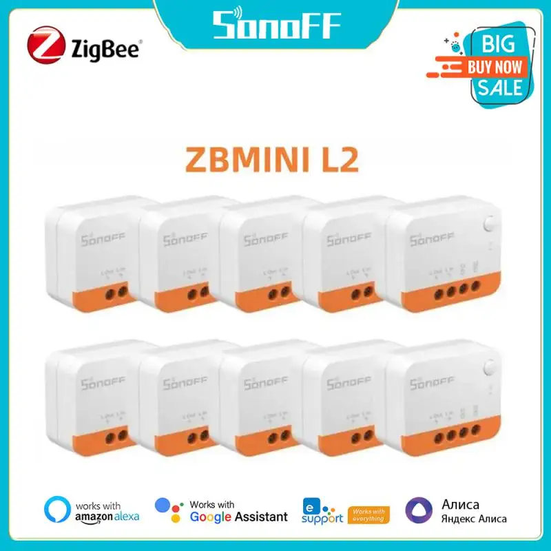SONOFF-ZBMINIL2-ZBMINI-EWeLink-ZigBee-Smart-Switch-No-Neutral-Wire ...