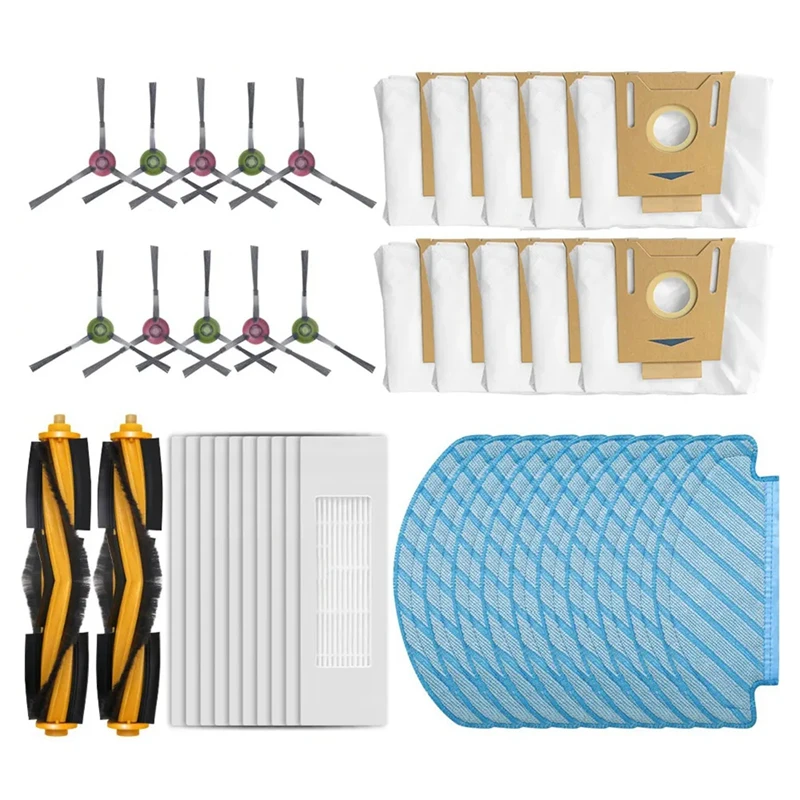 For-Ecovacs-Deebot-N10-N10-Plus-Roller-Side-Brush-Hepa-Filter-Mop ...