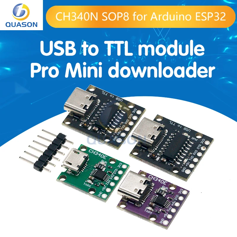 CH340N-CH9340C-USB-2-0-To-TTL-Module-Alternative-CP2104-CP2102-PL ...