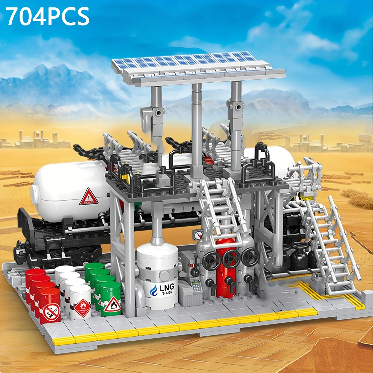 Chemical Plant Series Building Blocks Natural Gas Storage Center ...