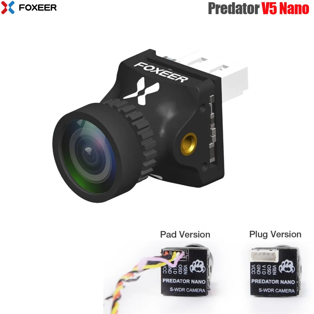 Foxeer-c-mara-Predator-V5-Nano-full-Case-FPV-1000TVL-conmutable-Super ...