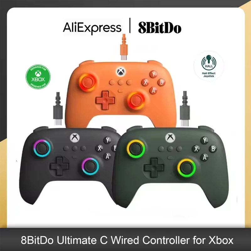 8BitDo Ultimate C Xbox Wired Game Controller for Xbox Series X/S Xbox ...
