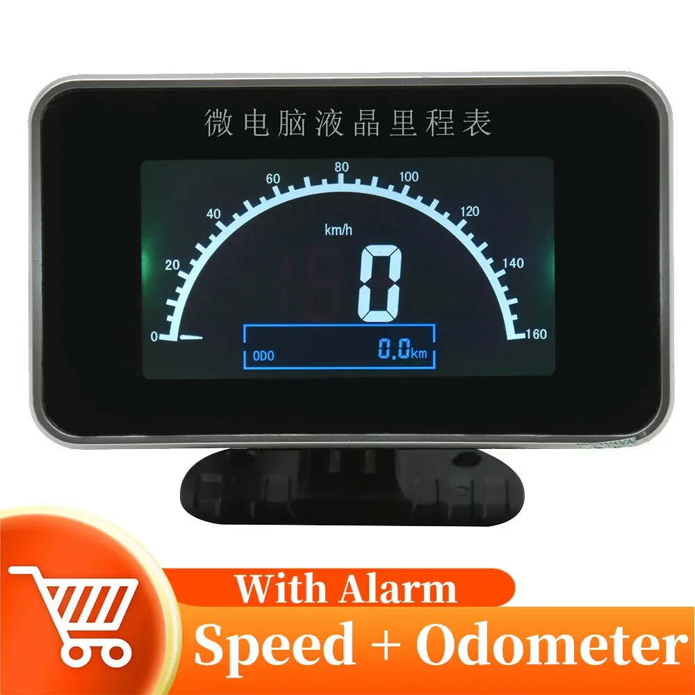 2-IN-1-Car-Truck-Digital-Speedometer-Odometer-Gauge-0-160km-h-Speed ...