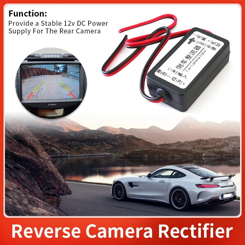 12V-DC-Car-Rear-View-Camera-Rectifier-Power-Relay-Capacitor-Filters ...