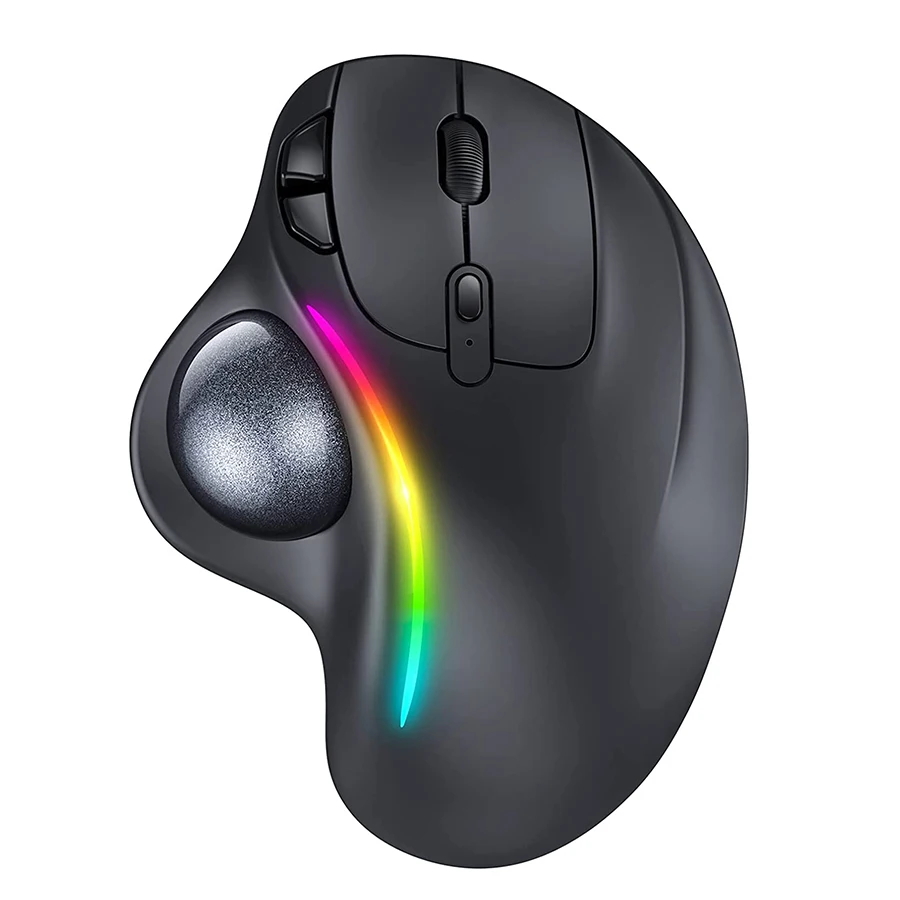 Rechargeable-Bluetooth-Wireless-Mouse-Trackball-Rechargeable-Ergonomic ...