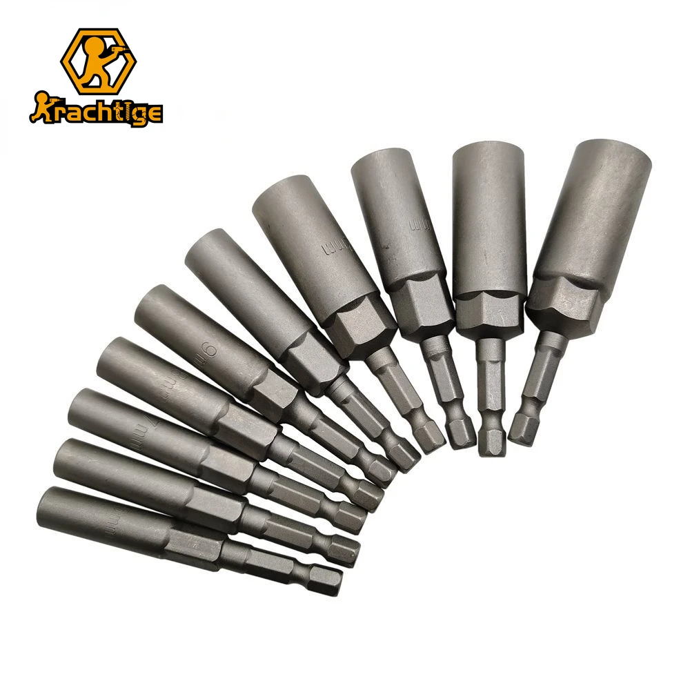 Socket Adapter Set Hex Shank Impact Driver Drill | Nut Drivers Impact ...