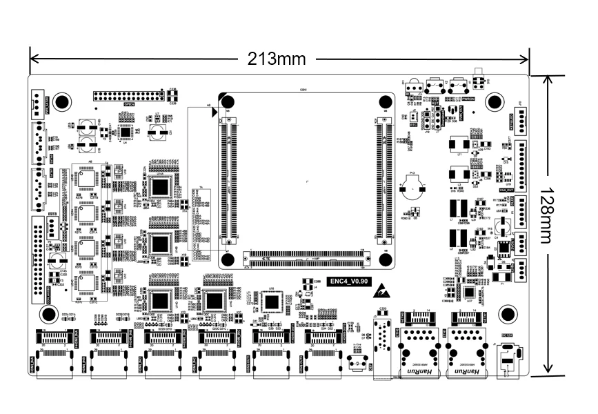 LinkPi ENC4 - 4K Encoder Decoder , 4GB DDR4 HDMI-IN x4 HDMI-OUT x2 H265 ...