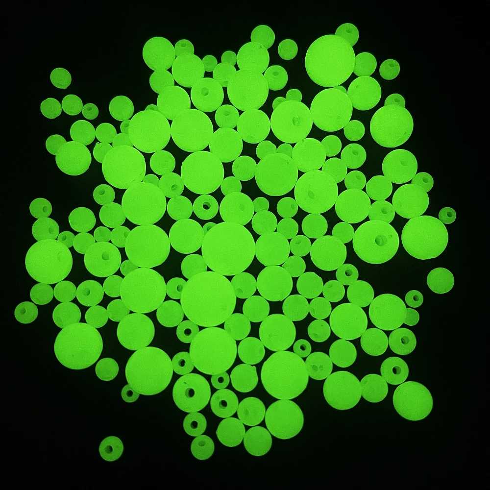 NEW-4-5-6-8-10-12mm-Fluorescence-Noctilucent-Beads-DIY-Multicolor ...