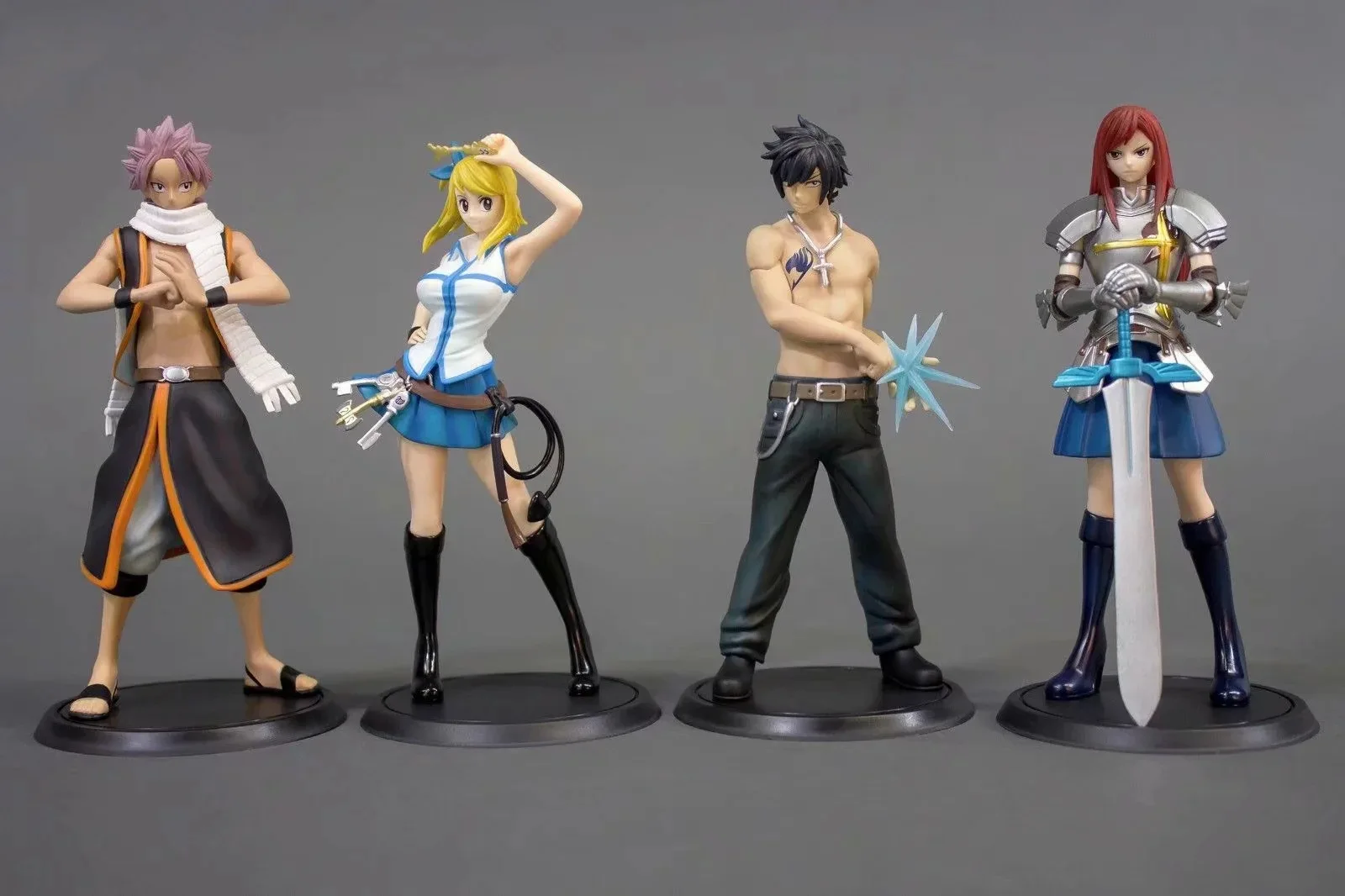Anime Fairy Tail Lucy Heartfilia Gray Fullbuster Erza Scarlet Etherious ...