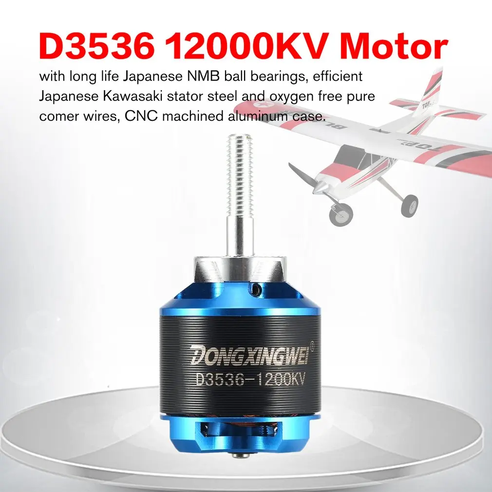 DXW-D3536-1200KV-2-4S-Brushless-Motor-For-RC-FPV-Fixed-Wing-Airplane ...