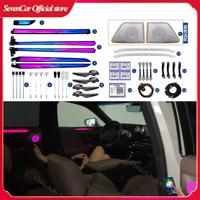 For-Lexus-ES-18-24-Crystal-Symphony-Ambient-light-Decorate-light-LED ...