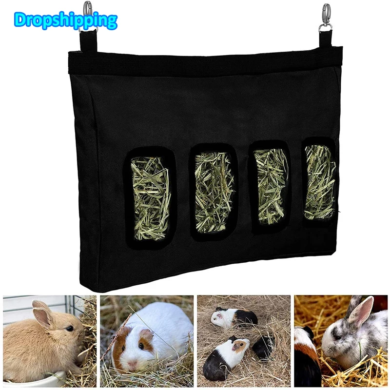 Dropshipping-Rabbit-Hay-Feeder-4-Hole-Rabbit-Hay-Bale-Hay-Grass-Storage ...
