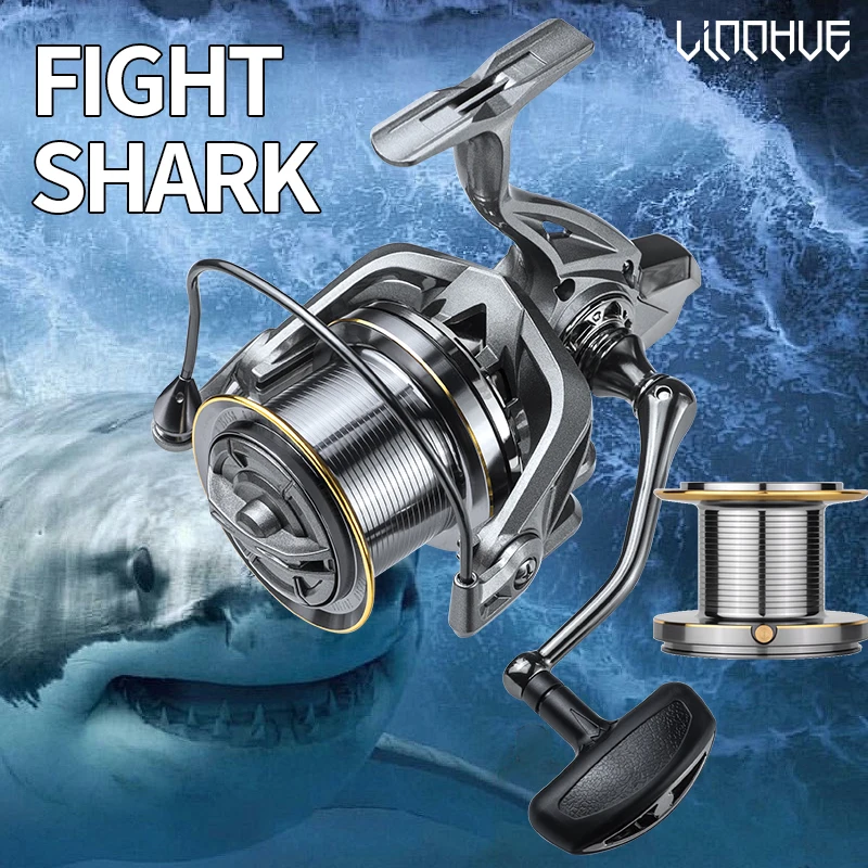 LINNHUE-Big-Spinning-Fishing-Reel-8000-10000-14000-Max-Drag-20KG-Sea-Reel-Saltwater-Freshwater ...
