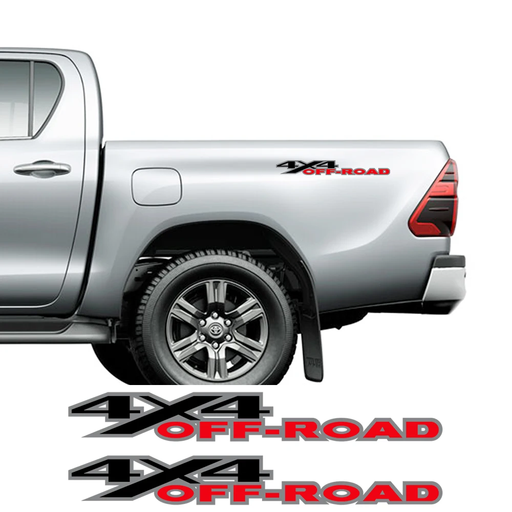 2Pcs 4X4 Off Road Stickers Car Graphics Decor Decal For Ford F150 ...