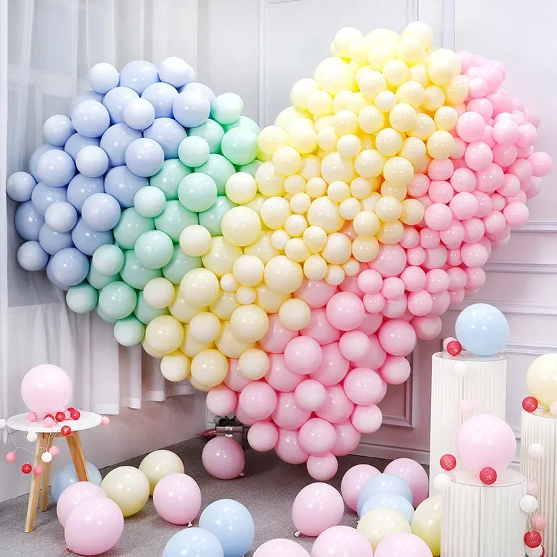 100Pcs 6 10 Inch Link Balloons Macaron Tail Latex Helium Balloon Wedding Party Baby Shower Decorations Air Globos Pastel Balloon AliExpress