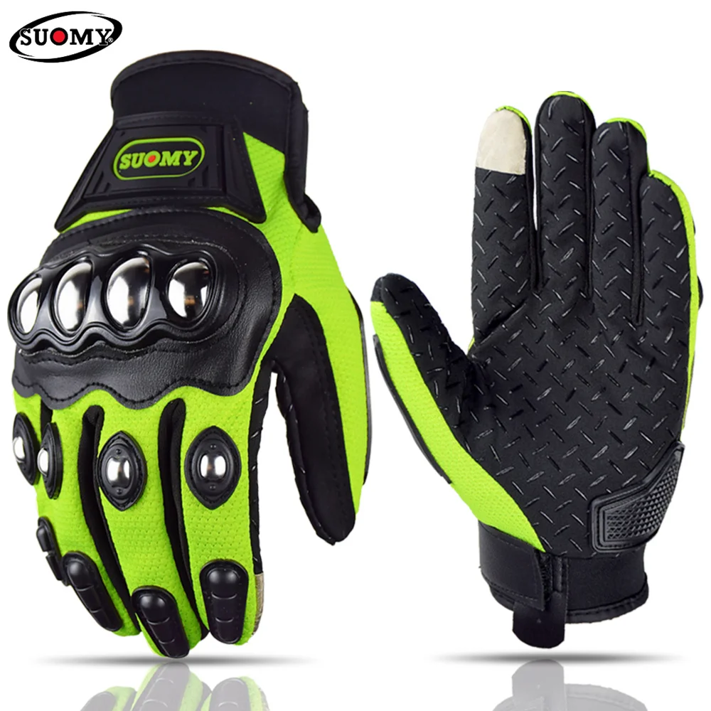 SUOMY-Summer-Motorcycle-Gloves-Full-Finger-Racing-Glove-Outdoor-Sport ...